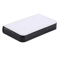 China Blank Leather Sublimation Business Card Holder Custom Photo Printing Namecard Case for sale