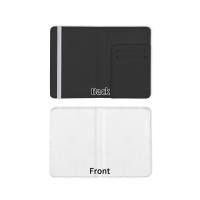 China Custom Full Image Printing Colorful Sublimation Blank Leather Passport Cover And ID Card Holder for sale