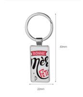 China Metal Sublimation Blank Keychains Promotional Items With Logo Personalized Keychains for sale