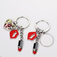 China Printable Metal Sublimation Keychain Diy Key Ring Holder Various Shapes Of Sublimation Keychain Blanks for sale