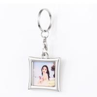 China DIY Keyring Personalized Sublimation Photo Frame Keyring Printable Keychains for sale