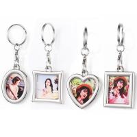 China DIY Keyring Personalized Sublimation Photo Frame Keyring Printable Keychains for sale
