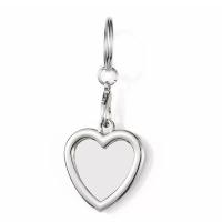 China DIY Keyring Personalized Sublimation Photo Frame Keyring Printable Keychains for sale