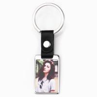 China Custom Key Chains Key Promotion Gifts Blank Custom Logo Leather Strap Keychains Sublimation Metal Keychain for sale