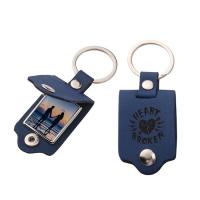China Sublimation Leather Keychain Blanks Personalised Picture Keychain for sale