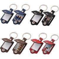 China Sublimation Leather Keychain Blanks Personalised Picture Keychain for sale