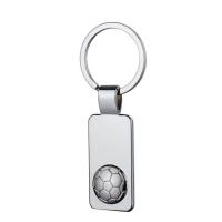 China Customization Football Soccer Keychain Promotional Sublimation Blank Custom Metal Keychain for sale
