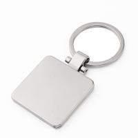 China Sublimation Metal Photo Frame Keychain Keyring Picture Frame for sale