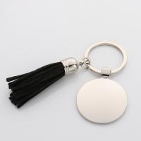 China Sublimation Round Photo Keychain personalized promotional gift for sale