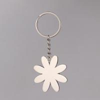 China Family Gift Laser 8 Names Sublimation Photo Sunflower Keychains For Father'S Day And Mother'S Day for sale