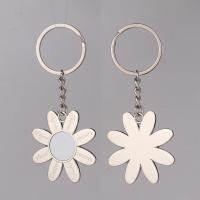 China Family Gift Laser 8 Names Sublimation Photo Sunflower Keychains For Father'S Day And Mother'S Day for sale