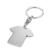China Custom Metal Bulk Sport Soccer Jersey Keychain Sublimation Blank Metal Keychain for sale