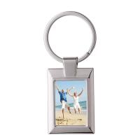 China Diy Picture Keychain Personalized Promotional Sublimation Key Rings for sale