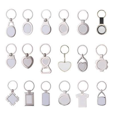 China Diy Picture Keychain Personalized Promotional Sublimation Key Rings for sale