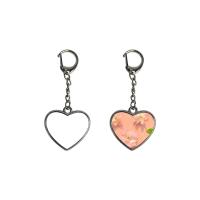 China Sublimation Blank Metal Keychain Custom Print Zinc Alloy Aromatherapy Oil Diffuser Sublimation Keychain Pendant for sale