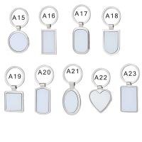 China Blank Metal Sublimation Bottle Opener Keychain Diy Key Chains Key Ring Holder for sale