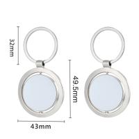 China Blank Metal Sublimation Bottle Opener Keychain Diy Key Chains Key Ring Holder for sale