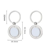 China Blank Metal Sublimation Bottle Opener Keychain Diy Key Chains Key Ring Holder for sale