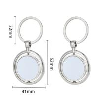 China Blank Metal Sublimation Bottle Opener Keychain Diy Key Chains Key Ring Holder for sale