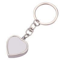 China Cremation Keychain Memorial Ashes Keepsake Sublimation Urn Keychain With Filling Tool for sale