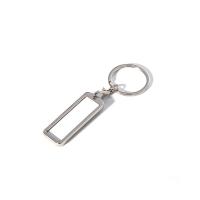 China Zinc Alloy Metal Custom Souvenir Car License Plate Metal Keyring Keychain Sublimation Car License Plate Keychain for sale
