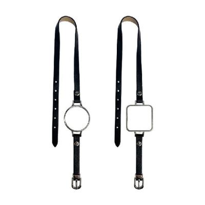 China Sublimation Charm Bracelet Custom Print Photo Leather Aromatherapy Essential Oil Diffuser Cuff Sublimation Blank Bracelet for sale