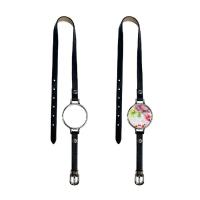 China Sublimation Charm Bracelet Custom Print Photo Leather Aromatherapy Essential Oil Diffuser Cuff Sublimation Blank Bracelet for sale