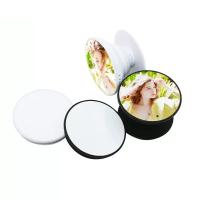 China DIY Custom Sublimation Pop Socket Blanks With Printable Aluminum Metal Insert for sale
