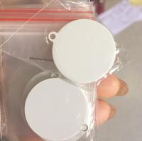 China Double Sided Sublimation Aluminum Blanks Sheet For Pet Keys And Bag Pendant for sale