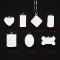 China Sublimation Custom Logo Pet Dog Tags Zinc Alloy Blank Sublimation Double Sided Dog Tag for sale