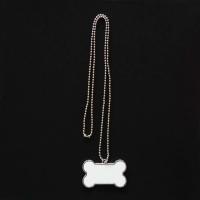 China Sublimation Custom Logo Pet Dog Tags Zinc Alloy Blank Sublimation Double Sided Dog Tag for sale