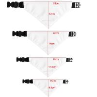 China Customizable Sublimation Pet Blanks Sublimation Pet Bandana With Different Sizes for sale