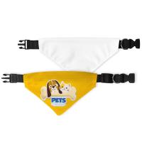 China Customizable Sublimation Pet Blanks Sublimation Pet Bandana With Different Sizes for sale
