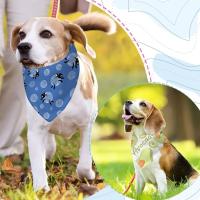 China Customizable Sublimation Pet Blanks Sublimation Pet Bandana With Different Sizes for sale