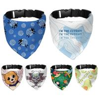China Customizable Sublimation Pet Blanks Sublimation Pet Bandana With Different Sizes for sale