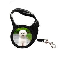 China DIY Automatic Strong Retractable Sublimation Dog Leash Custom Photo Printing Dog Pet Leash for sale