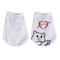 China Custom Printing Polyester Dog Shirts Sublimation Pet Clothes Sublimation Blanks T-shirts Dog for sale