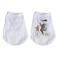 China Custom Printing Polyester Dog Shirts Sublimation Pet Clothes Sublimation Blanks T-shirts Dog for sale