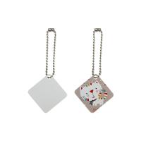 China Double Sided Printing Blank Sublimation Dog Tags With Aluminium Sheet Custom Pet Tag for sale