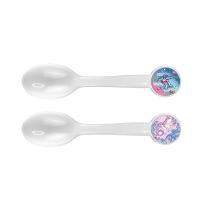 China Personalized Blank Sublimation Spoon Printable Children's White Kids Plastic Spoon for sale