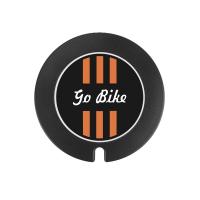China Diy Creative Blank Plastic Sublimation Car Sticker Sublimation Plastic Car Tax Disc Card Holder for sale
