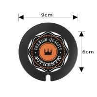 China Diy Creative Blank Plastic Sublimation Car Sticker Sublimation Plastic Car Tax Disc Card Holder for sale