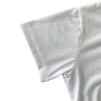 China Heat Transfer Printing Polyester Sublimation T Shirt Blanks White Short Sleeve 200g for sale