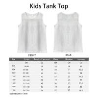 China Custom Polyester White Sublimation Vest For Kids And Adult OEM / ODM Available for sale