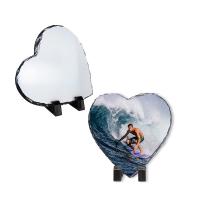 China Blank Sublimation Rock Slate Picture Frames Various Shape Sizes Diy Custom Sublimation Photo Slate for sale