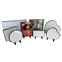 China Blank Sublimation Rock Slate Picture Frames Various Shape Sizes Diy Custom Sublimation Photo Slate for sale