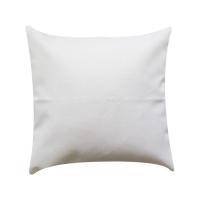 China White Polyester Linen Sublimation Pillow Covers With Zipper Sublimation Pillow Case Blanks for sale