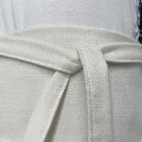 China Custom Printed Linen Sublimation Waist Aprons With Pockets Kitchen Coffee Shop Waiter Apron Sublimation for sale