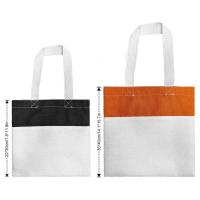 China Custom Sublimation Linen Tote Bag Halloween Trick Or Treat Gift Bag Sublimation Blank Tote Bags for sale