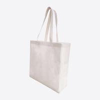 China Linen Sublimation Tote Bag Blanks Customized Printing Large Shopping Bags Sublimation Tote Bags for sale